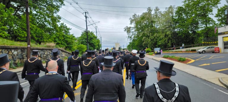 Masons March in Memorial Day Parade - Massachusetts Freemasons