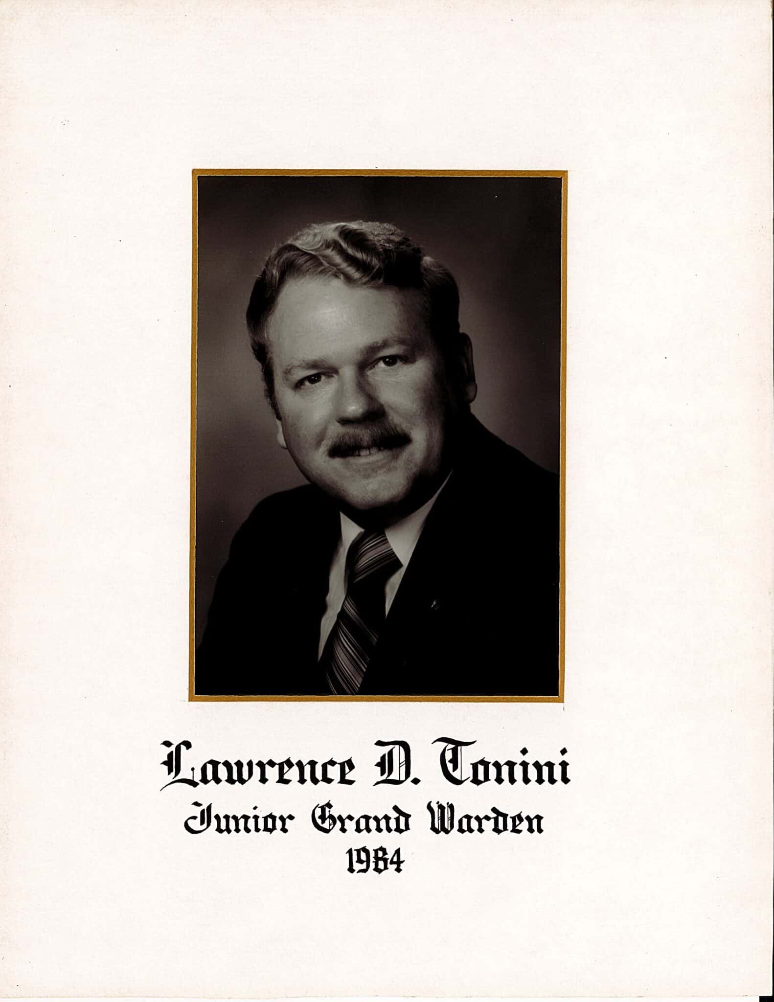 R.W. Lawrence D. Tonini, 1945 - 2024 - Massachusetts Freemasons
