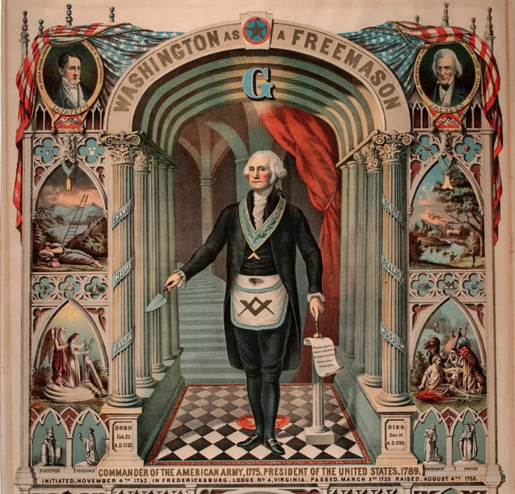 Most Worshipful George Washington, Grand Master of the United States ...