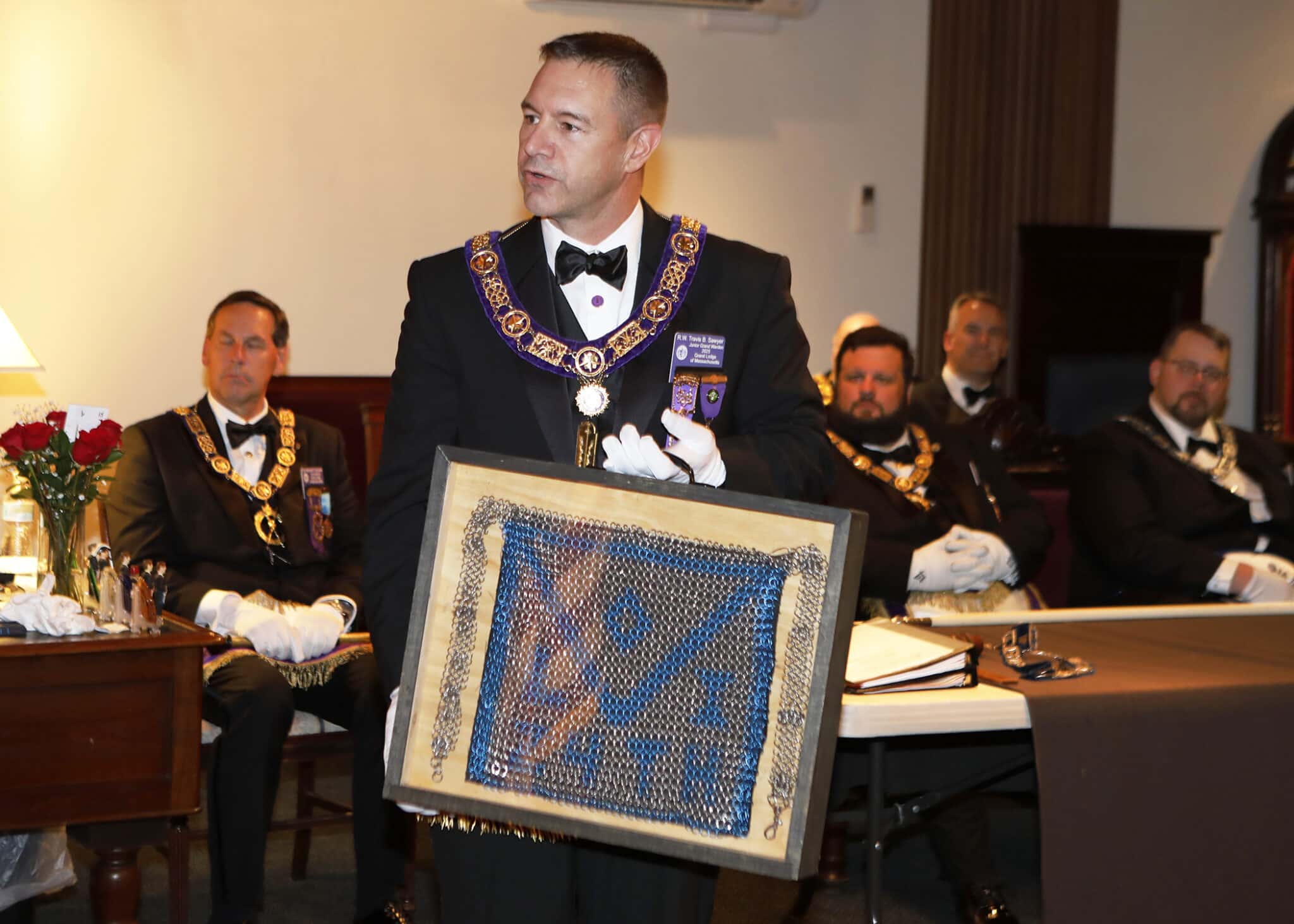 24th District Lodge of Instruction Chain Mail Apron - Massachusetts ...